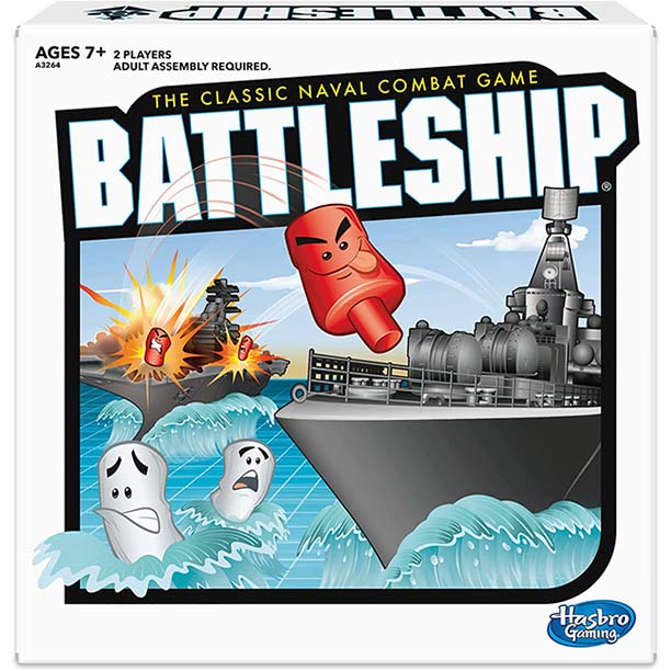 Hasbro Gaming: Battleship Classic Board Game Strategy Game ... Hasbro Gaming: Battleship Classic Board Game Strategy Game ...